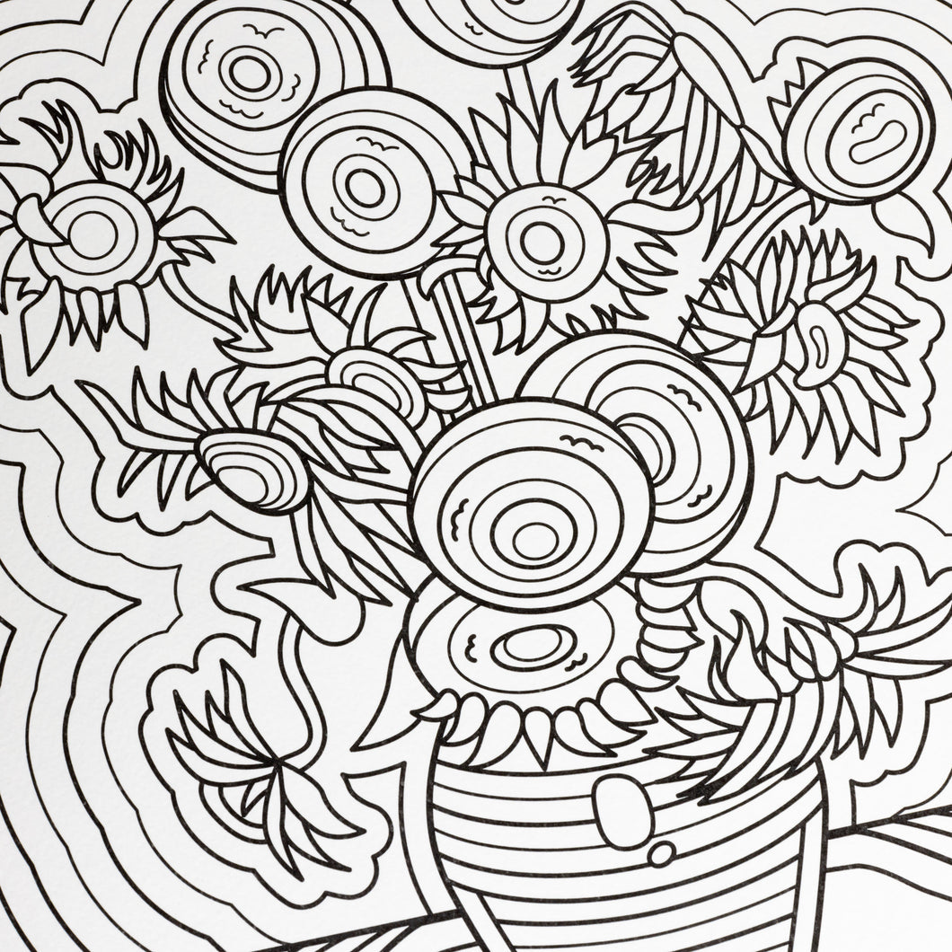 coloring pages vincent van gogh