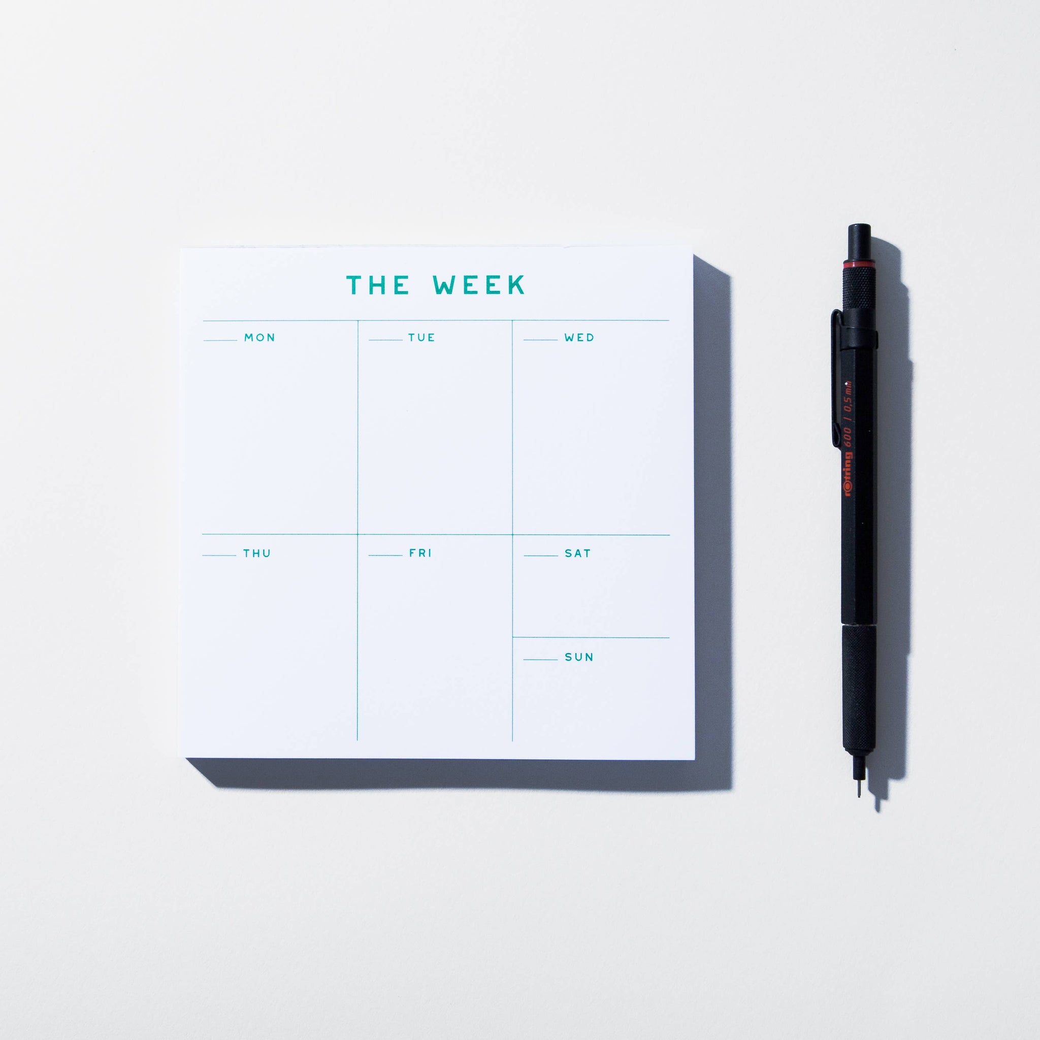 Small Weekly Desk Planner Notepad – More Than Words