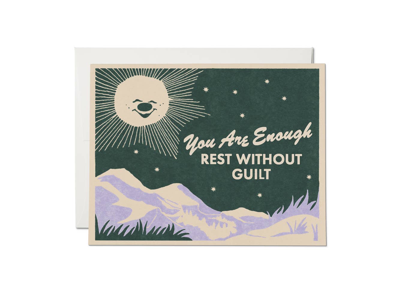 "No Guilt" Greeting Card – More Than Words