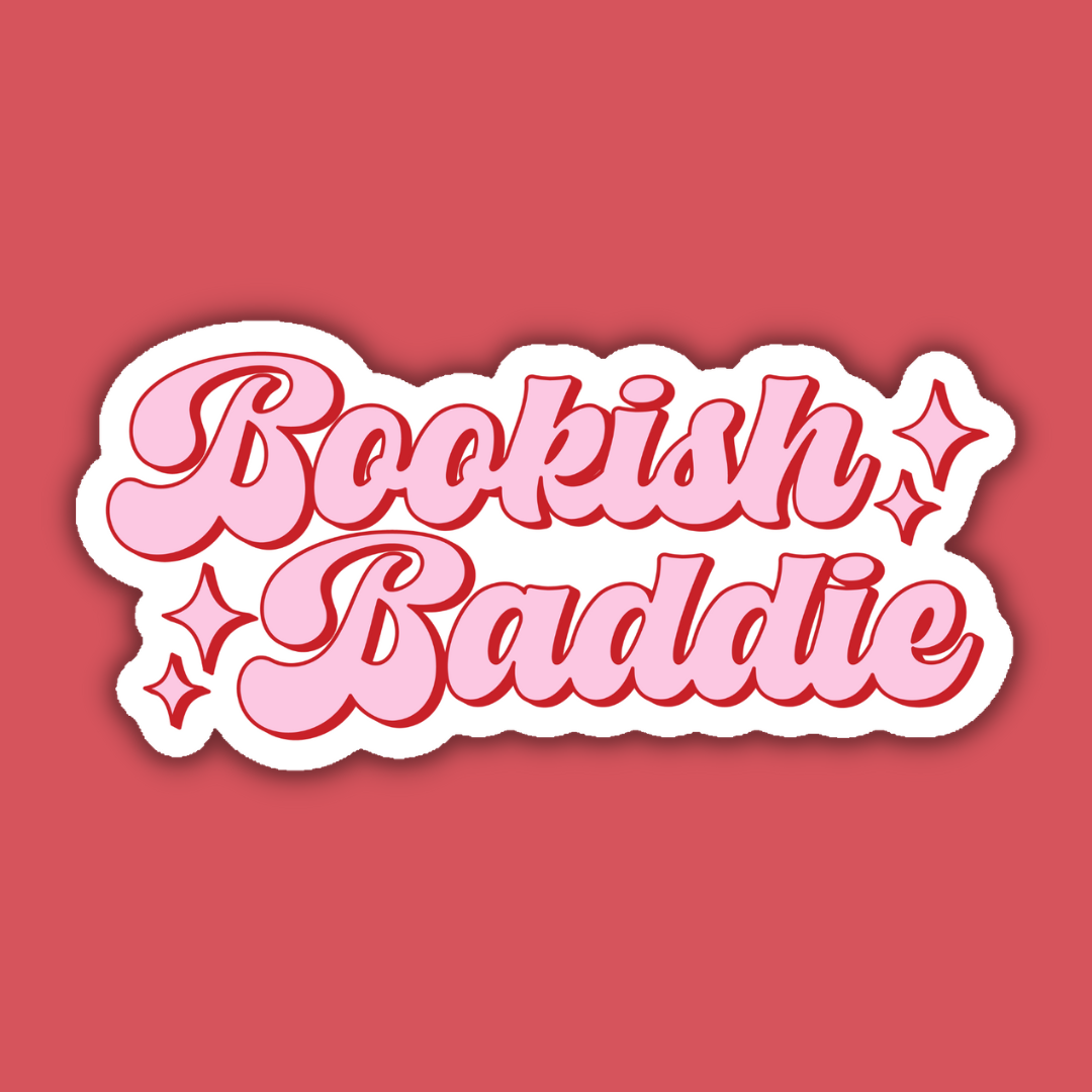 "Bookish Baddie" Reader Sticker – More Than Words