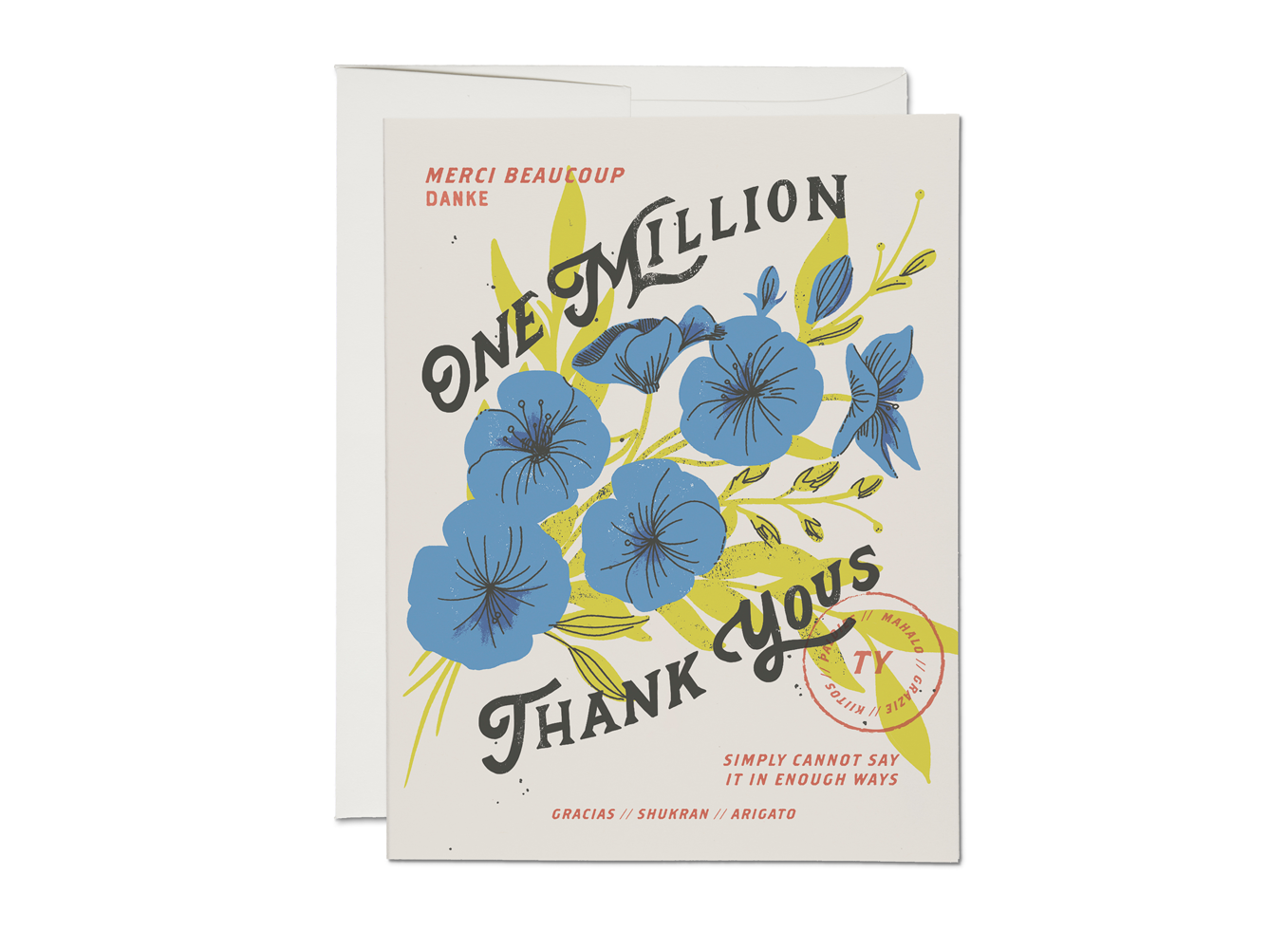 "One Million Thank Yous" Greeting Card – More Than Words