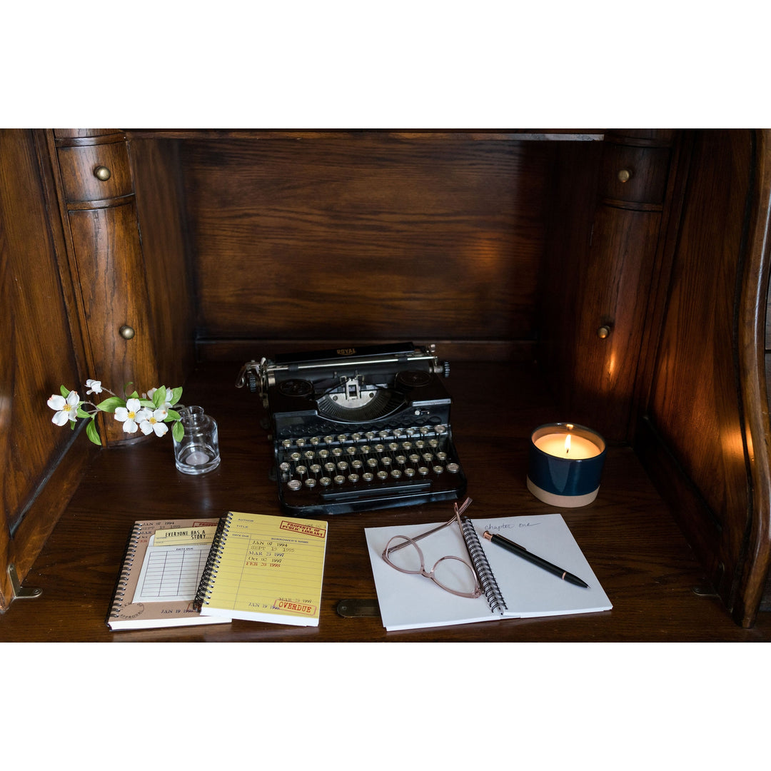 "Vintage Library Card" Notebook – More Than Words