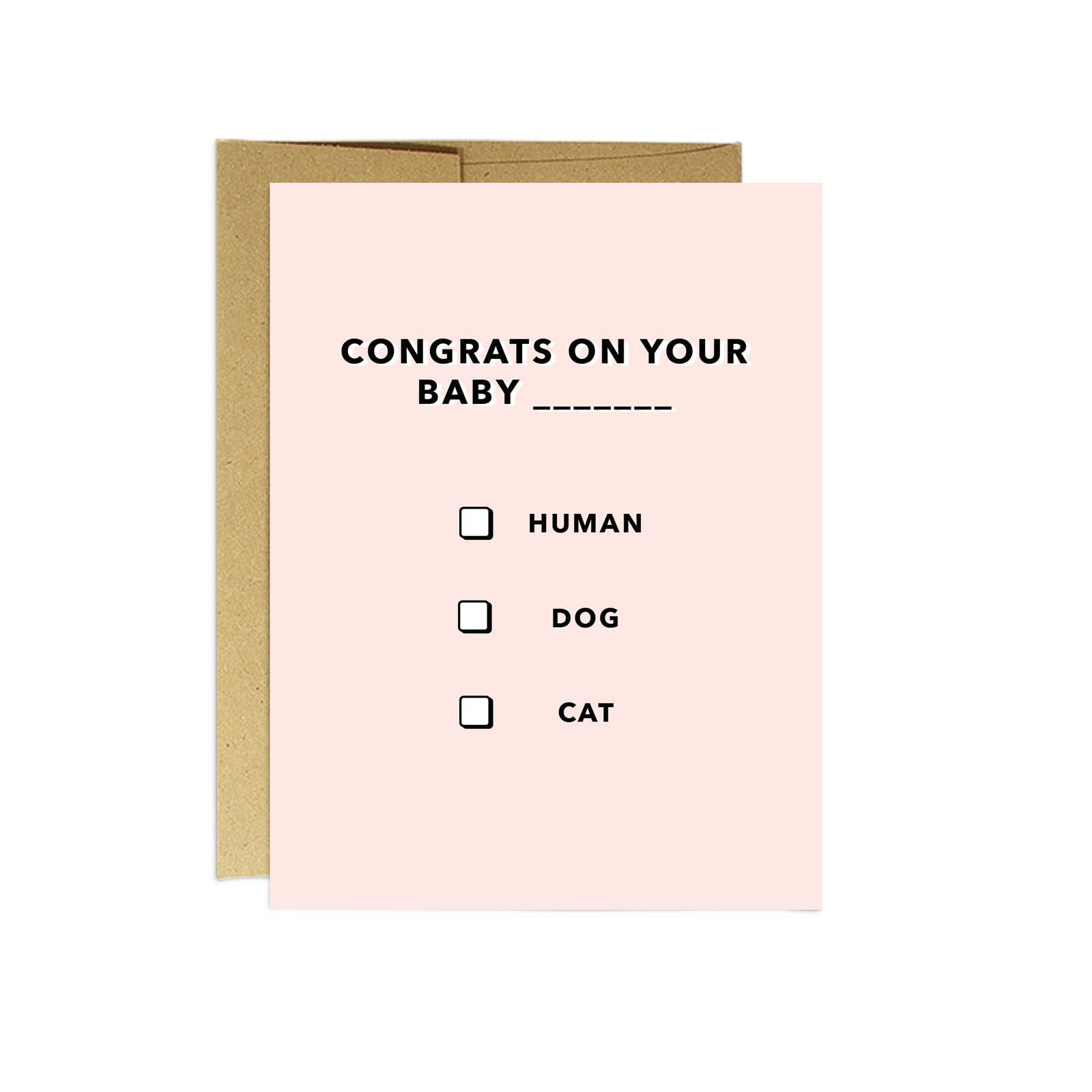 "Baby Multiple Choice" Card – More Than Words