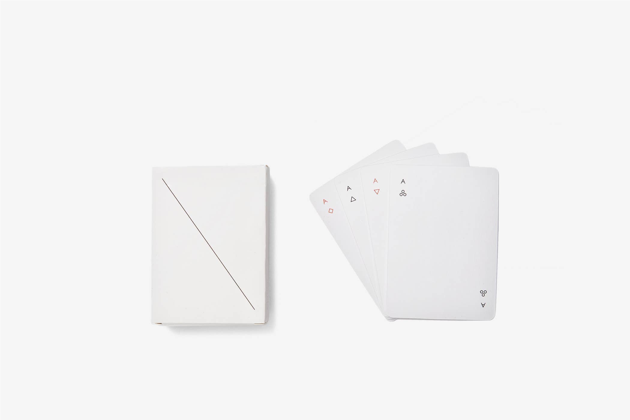 Minim Playing Cards: White – More Than Words